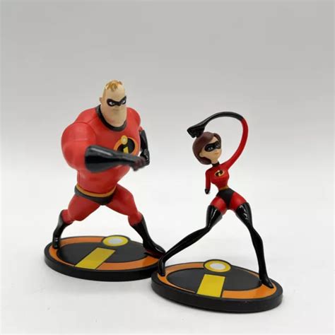 Disney Pixar The Incredibles 2 Mr Incredible And Elastigirl 4 Pvc Figure Toy £1909 Picclick Uk