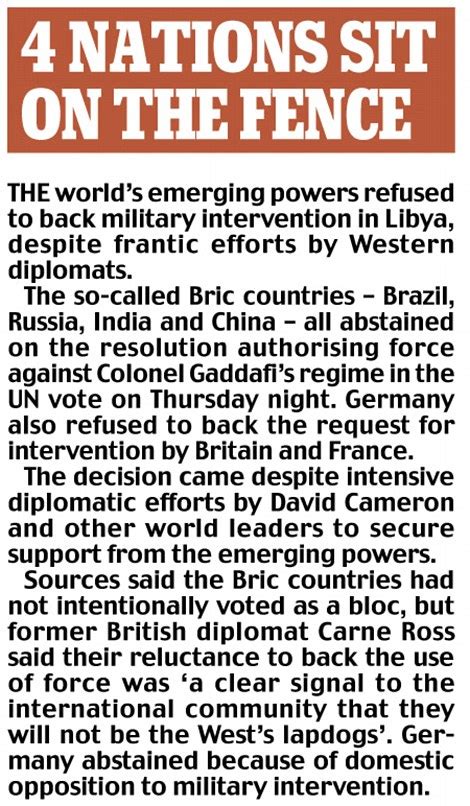 David Cameron Tells Gaddafi Your Time Is Up As Uk Jets Prepare To