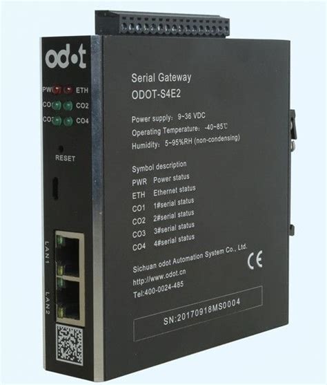 Oodt Protocol Converter 4 Ports Modbus RTU Ascii To Modbus TCP Ethernet Gateway China