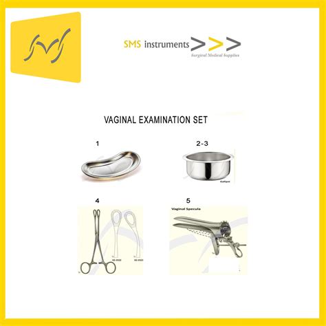 VAGINAL EXAMINATION SET Surgical Instruments Set Nazmed SMS Malaysia