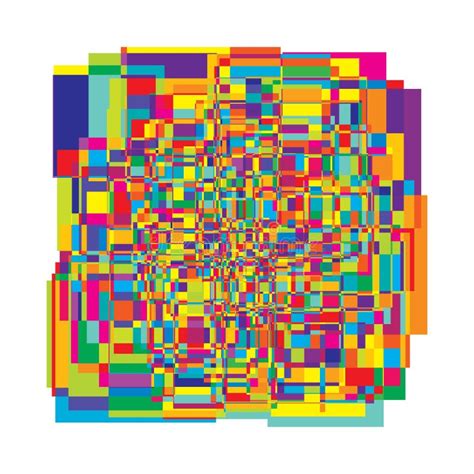 Random Rectangles Structure Vector Composition Pattern Stock Vector Illustration Of Pile