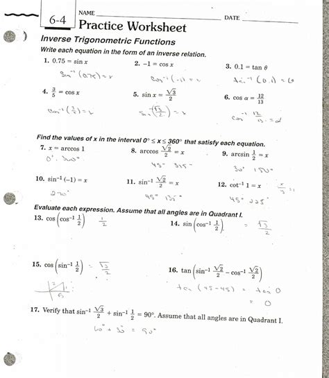 Inverse Function Word Problems Worksheet — Db