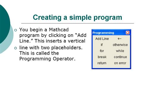 Lecture 2 Using Mathcad For Solving Nonlinear Equations