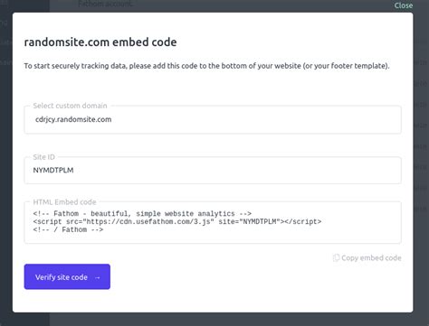 Create A Custom Domain For Fathom Analytics Scott Spence