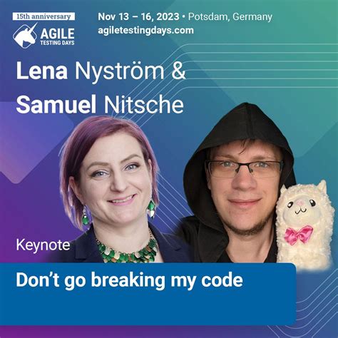 Agile Testing Days Nov 19 22 2024 On Linkedin Agiletd Coding Testing