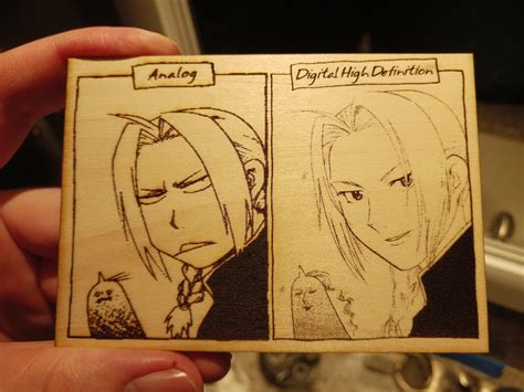 [laser Etch] Analog Vs High Definition Version 2 R Fullmetalalchemist