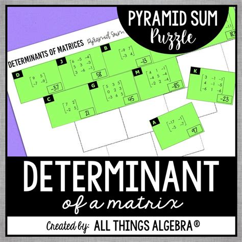 The Remainder Theorem Synthetic Substitution Pyramid Sum Puzzle All Things Algebra