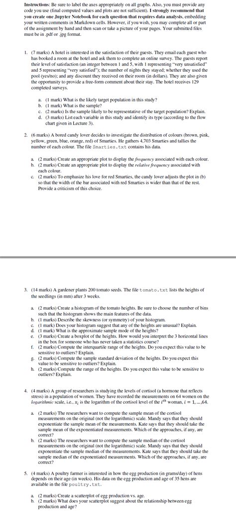 Solved Instructions Be Sure To Label The Axes Appropriately Chegg Com