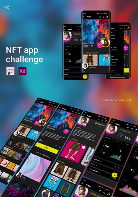 NFT App UI Design Challenge On Behance NFT App UI Design Challenge On Behance