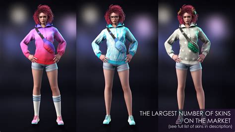 Artstation Casual Wear Girls Pack 2 Game Ready 3d Characters For