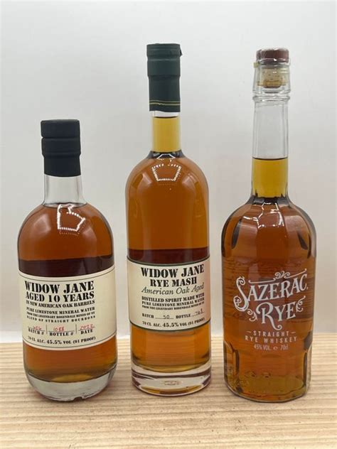 Widow Jane Rye Mash And 10 Years Old Sazerac Rye 70cl Catawiki
