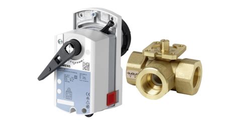 3 Vejs Siemens Omskifterkugleventil 3 Pos Si V25 M230 3pos