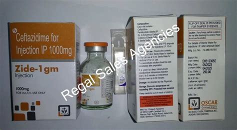 Ceftazidime Injection 1000 Mg At ₹ 250 Vial In Vasai Id 2853764360155