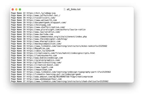 a script to list hyperlinks from your indesign document creativepro