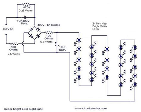 Multiple Led Circuit Diagram