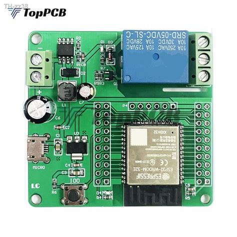 DC V Channel ESP WROOM Development Board Micro USB V Relay Module M Byte Flash