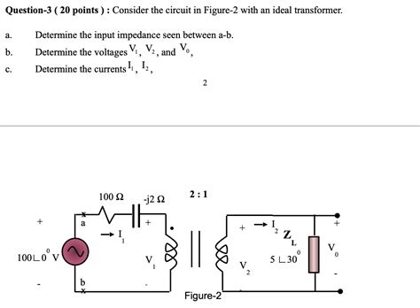 Solved Question 3 20 Points Consider The Circuit In