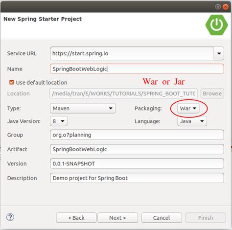 Deploy Spring Boot Application On Oracle Weblogic Server