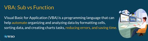 Vba Sub Vs Function Overview Key Differences How To Write Wall Street Oasis