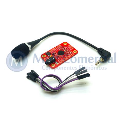 Módulo Sensor De Reconhecimento De Voz Com Microfone V30