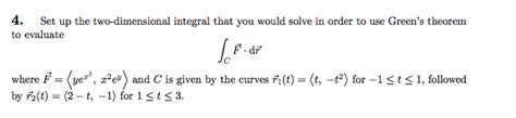 Solved Set Up The Two Dimensional Integral That You Wou