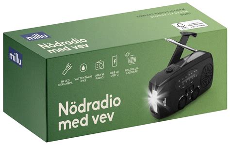 Köp Millu Nödradio Med Vev Apohem