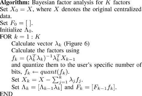 Algorithm For Bayesian Factor Analysis For K Factors Download