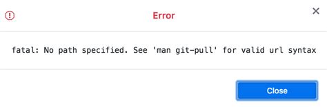 clarify the user s error message for missing remote origin · issue