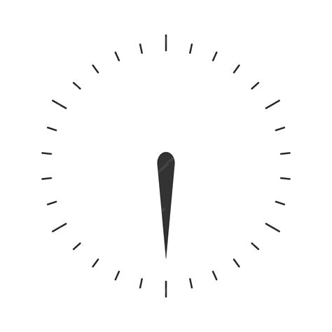 Premium Vector Round Measuring Scale With Arrow Template Of Barometer Compass Protractor