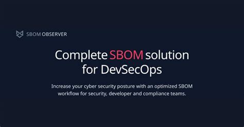 Daniel Parmenvik On Linkedin Complete Sbom Management Solution For