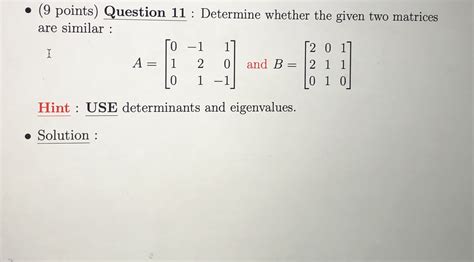 Solved Points Question Determine Whether The Given Chegg