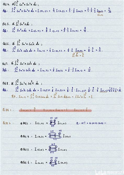 三角函数积分技巧 哔哩哔哩