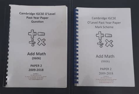 Igcse Maths Add Maths 0606 Extended Maths 0607 Past Year Papers With Answers