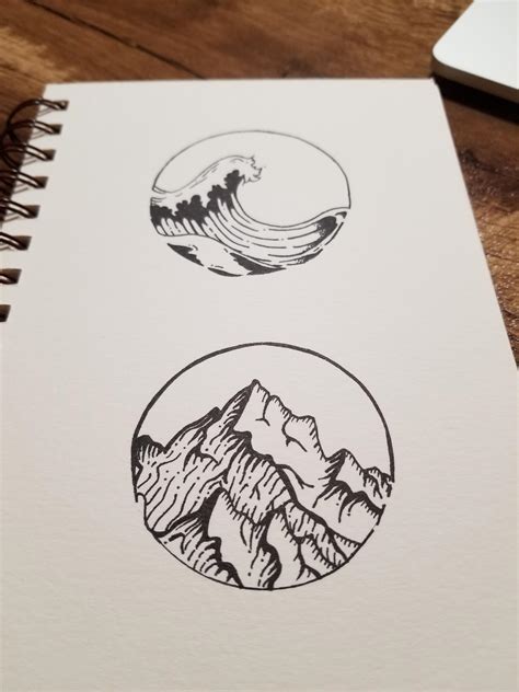 Minimalist Doodles Of Nature Scrolller