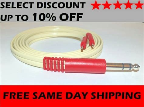 Replacement Lead Wire For Dynatronics Dynatron 550 Plus Combination Unit 72 Red Ebay