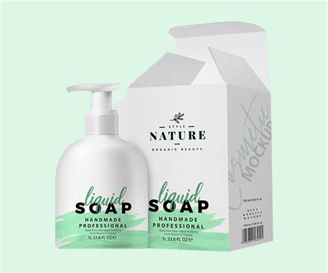 Liquid Soap Packaging Boxes — Anycustombox