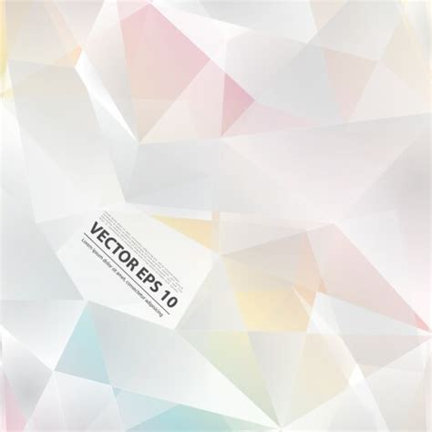 Abstract Geometric Background With Triangle Vector Image