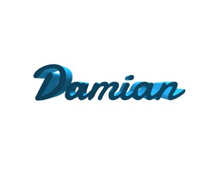 Stl File Damian・template To Download And 3d Print・cults