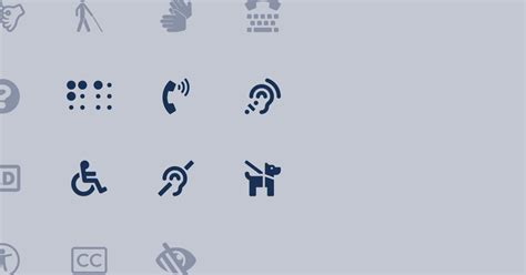 Accessibility Icons In Version 5 Font Awesome