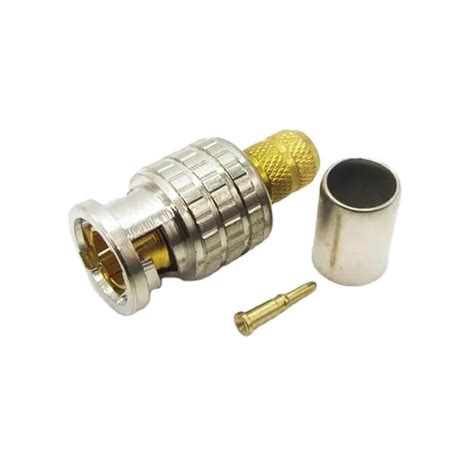 Unbranded Bnc Crimp Stn Crimp Connector Ukcctv Online Shop