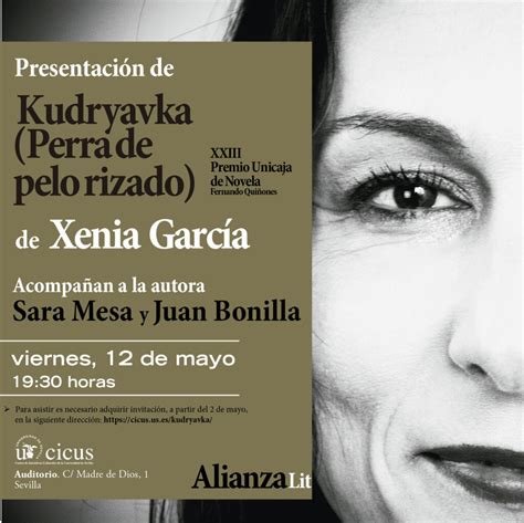 Presentación De Kudryavka En Sevilla El Próximo 12 De Mayo Xenia García