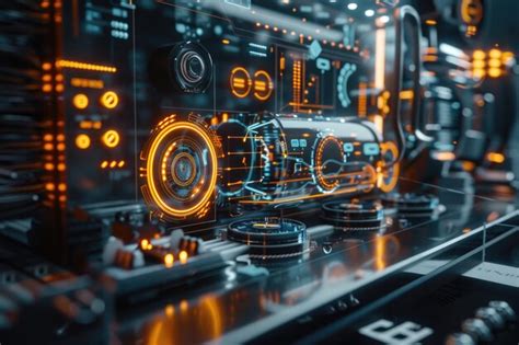 Iot Ict Ai In Business And Technology Concept Premium Ai Generated Image
