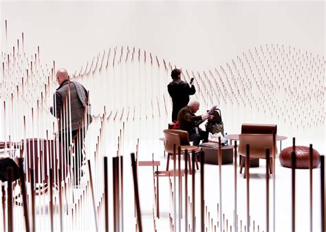 Nendo Creates Chocolatey Waves For Maison Objet Installation