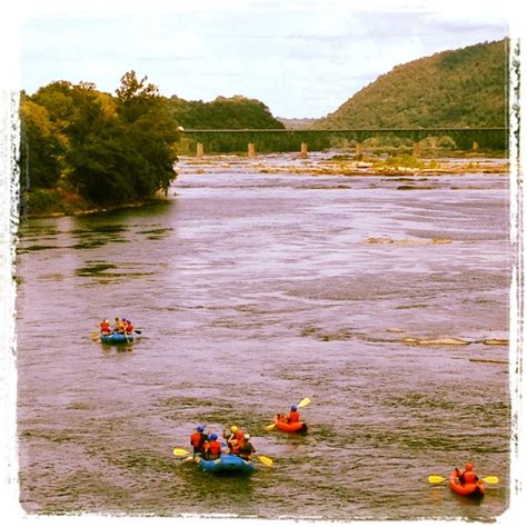 White Water River Rafting Tubing Kayaking Canoeing Biking Team
