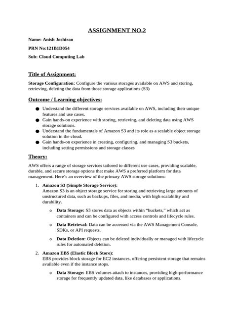 Cc Assignment 2 Pdf Amazon Web Services Distributed Computing Architecture