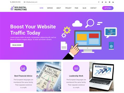 Seo Digital Marketing Wordpress Theme