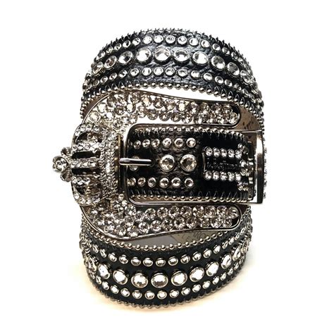 Bb Simon Classic Crown Fully Loaded Crystal Belt