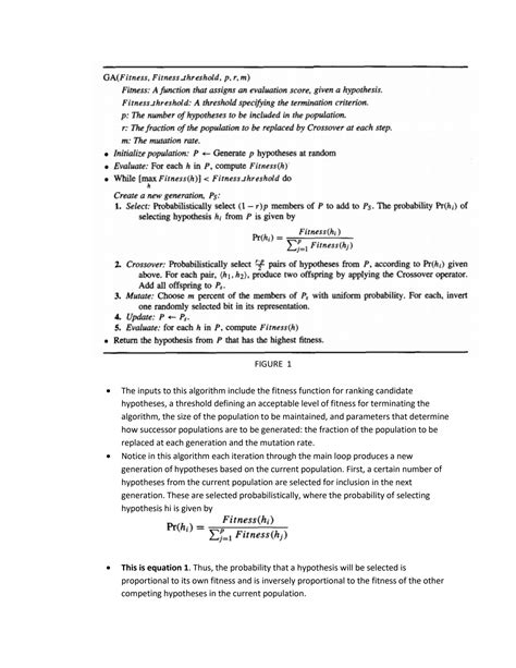 Solution Genetic Algorithm In Machine Learning Studypool
