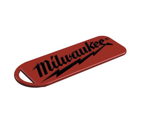 Free Stl File Milwaukee Keychain 🗝️・3d Print Design To Download・cults