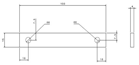 Specimen Geometry Dimensions In Mm Download Scientific Diagram